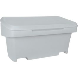 Heavy-Duty Salt Sand Container - Capacity: 10 cu. Ft. - Grey - NM948