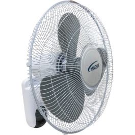 Wall Mount Oscillating Fans, Commercial, 16" Dia., 3 Speeds